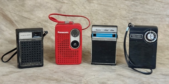 Four Collectible Vintage Transistor Hand Held Radios | Art, Antiques ...