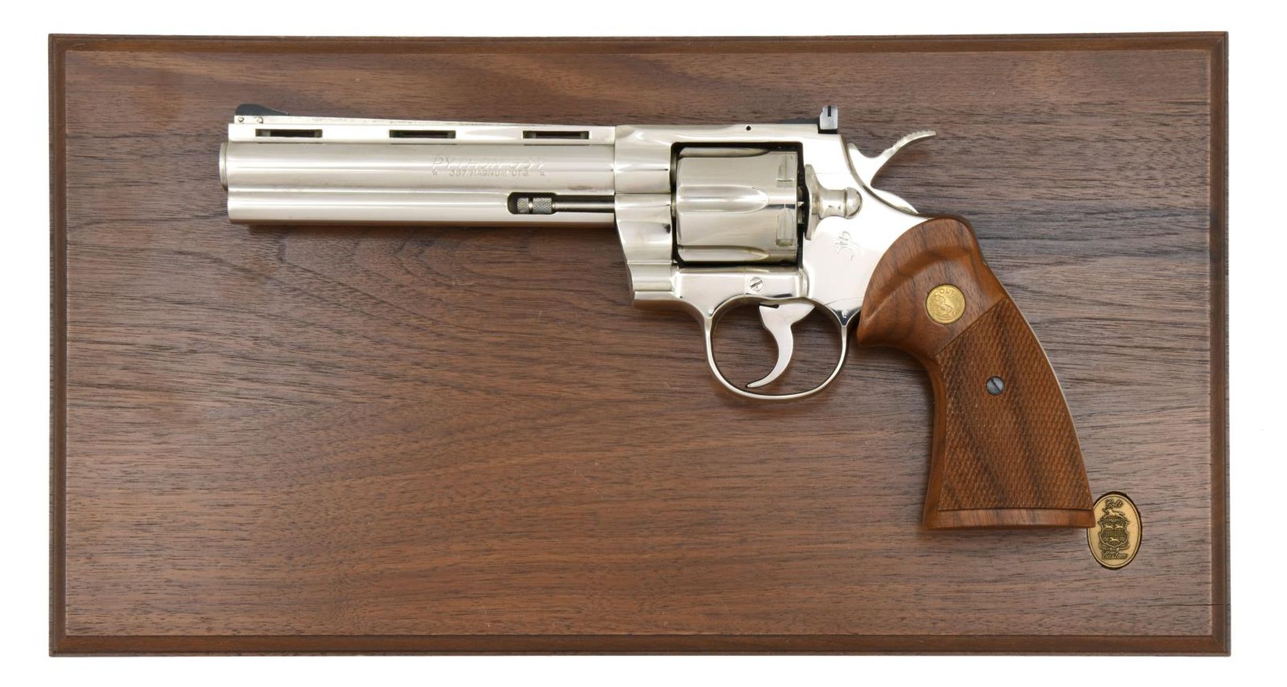 Nickel Plated Colt Python 357 Revolver SOLD* 1974 Colt Python .357 Mag