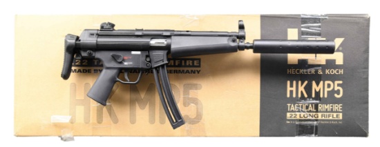 WALTHER / HK MP5 .22 LR SEMI-AUTOMATIC RIFLE WITH | Guns & Military ...