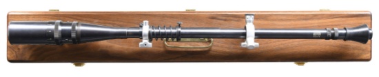 UNERTL 20X 1.5" TARGET SCOPE AND WALNUT CASE. | Guns & Military ...