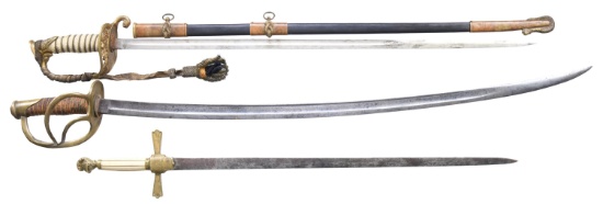 3 US MILITARY SWORDS. | Guns & Military Artifacts Militaria WW1 & WW2 ...