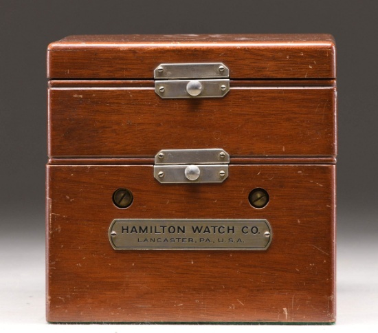 US NAVY WWII HAMILTON MODEL 22 CHRONOMETER. | Guns & Military Artifacts ...