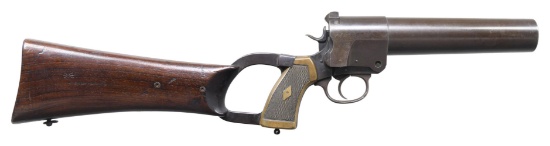 WWI ERA WEBLEY & SCOTT NO.1 MK1 FLARE GUN. | Online Auctions | Proxibid