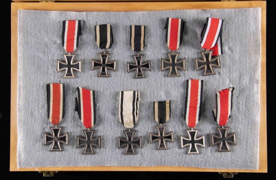 11 WWI AND WWII GERMAN 2ND CLASS IRON CROSSES. | Guns & Military ...