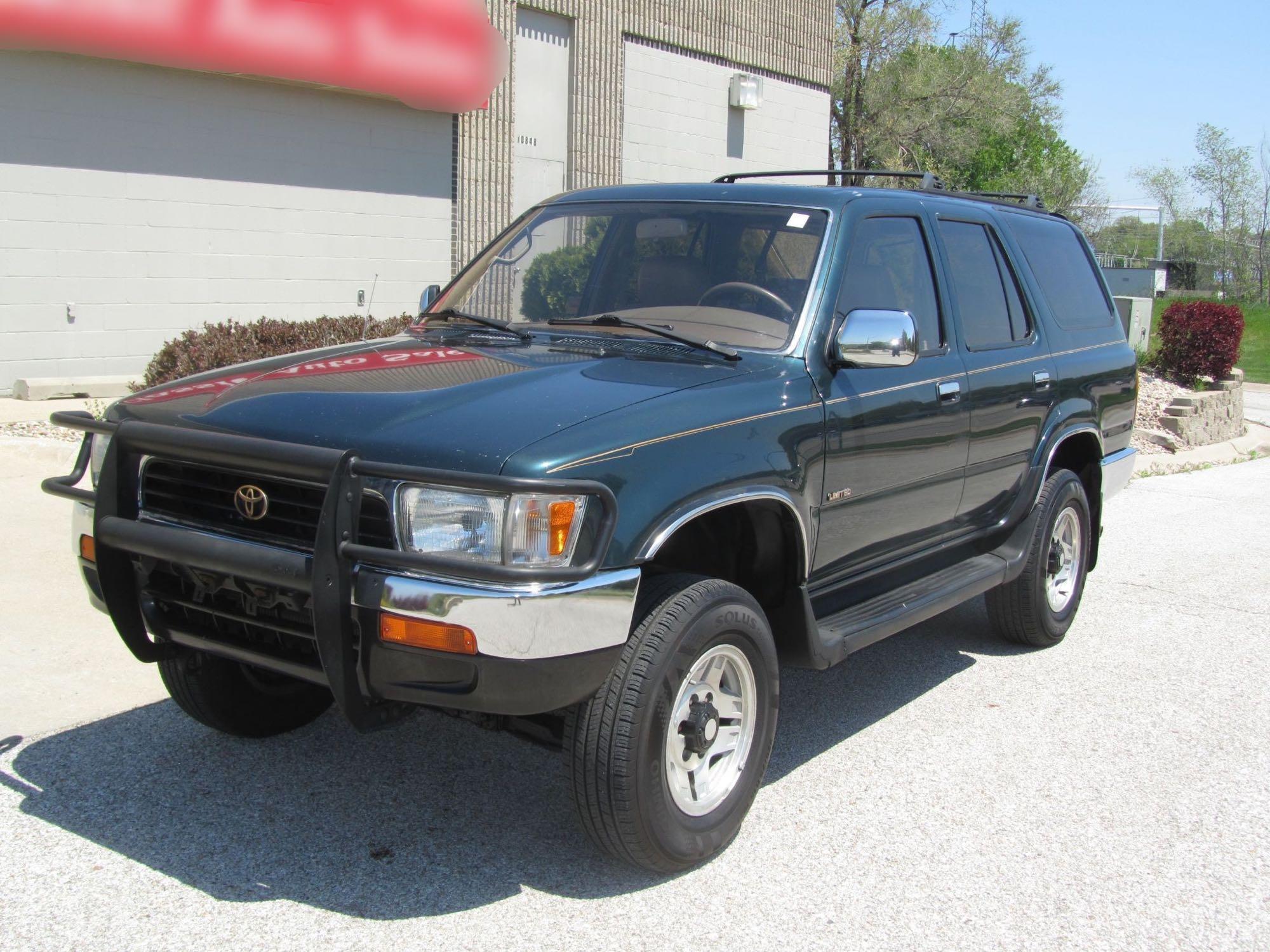 1995 Toyota Four Runner No Reserve: 1995 Toyota 4Runner SR5 For Sale