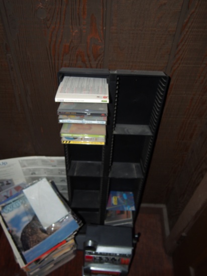 CDs and CD rack | Online Auctions | Proxibid