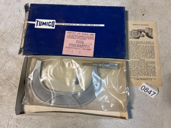 Tumico 4-5" Tubular Micrometer - Precision Measuring Tool, Made In Usa ...