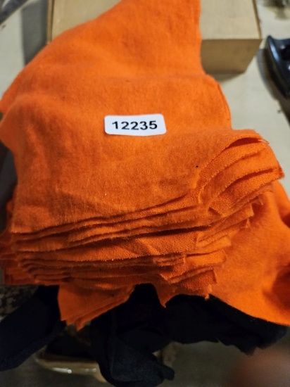 Bundle Of Orange Felt Rags | Online Auctions | Proxibid