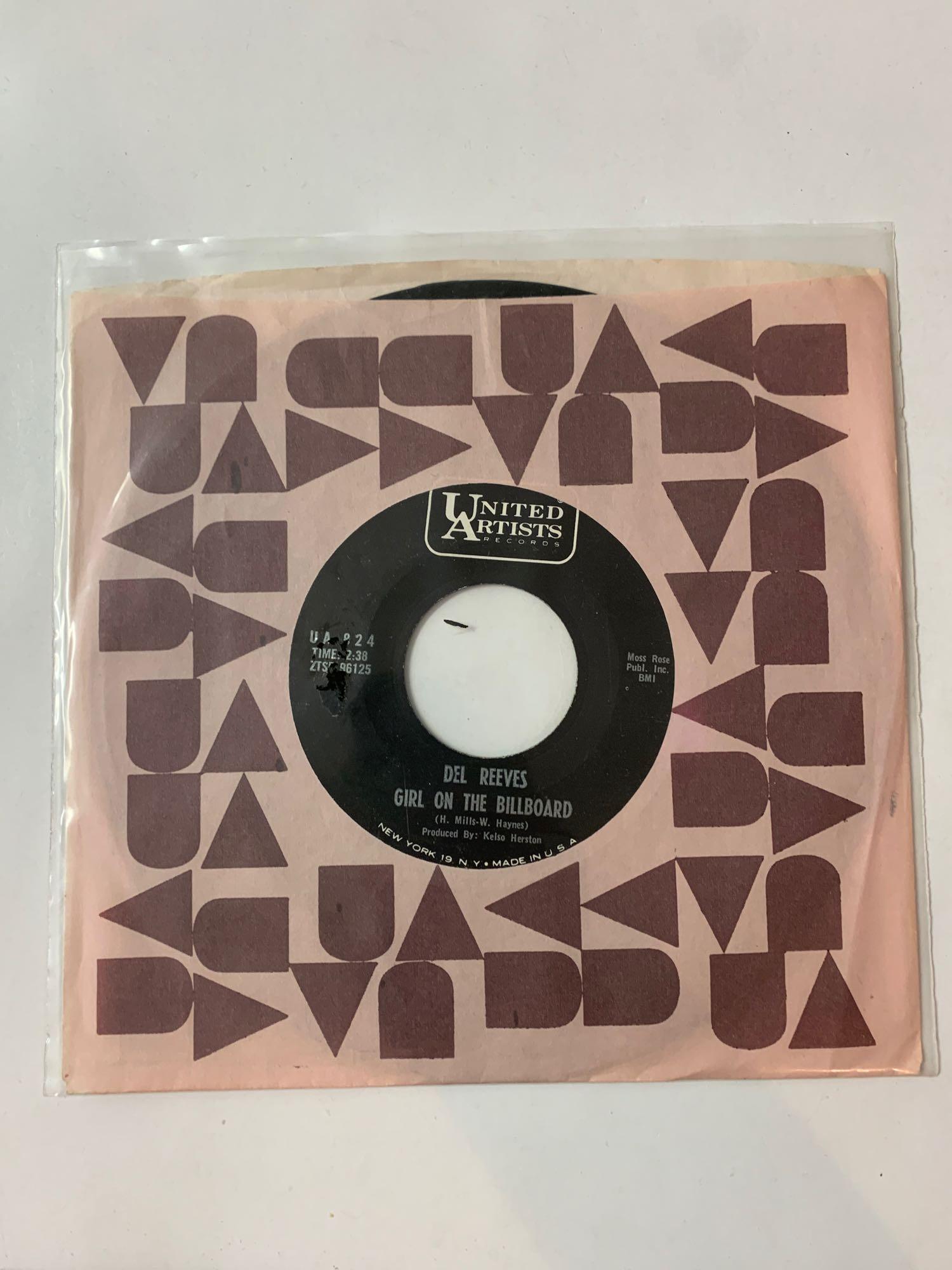 DEL REEVES Girl On The Billboard / Eyes Don't | Proxibid