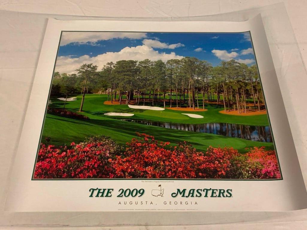 2009 Masters golf poster augusta national Poster | Proxibid