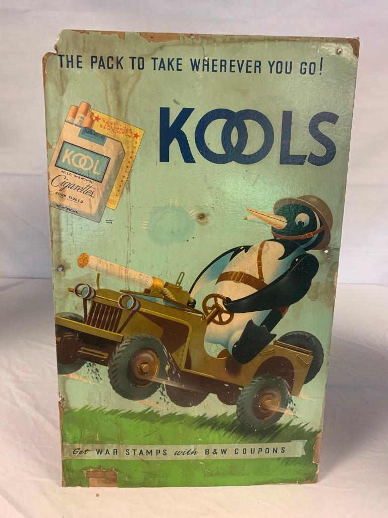 1950's KOOL Cigarette's Willie the Penguin | Proxibid