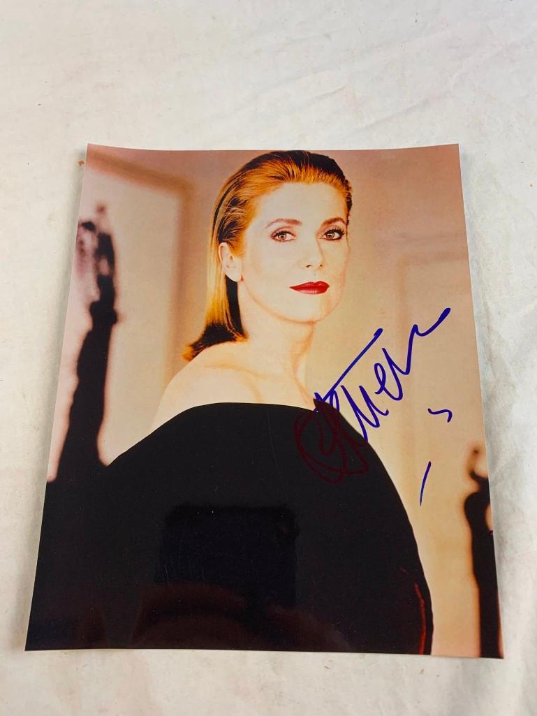 CATHERINE DENEUVE French actress AUTOGRAPH 8X10 | Proxibid