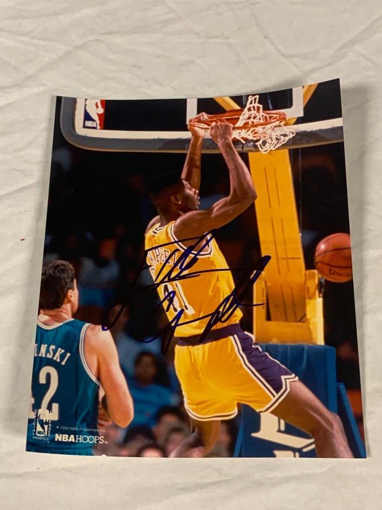 ELDEN CAMPBELL Los Angeles Lakers AUTOGRAPH Photo | Proxibid