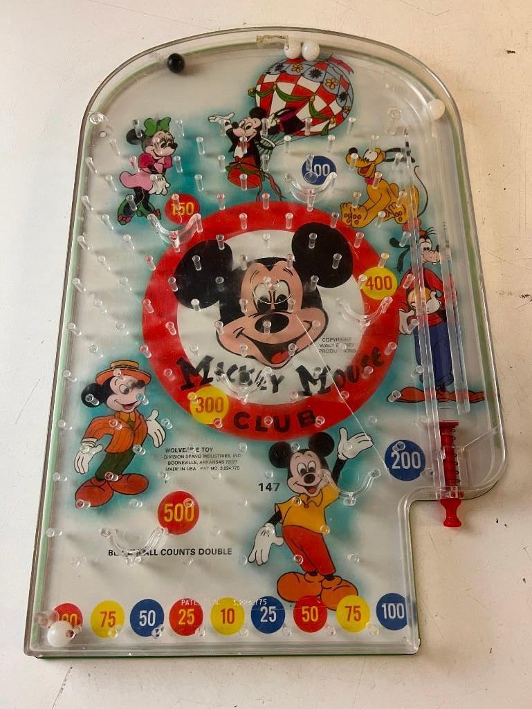 Vintage Disney's Mickey Mouse Club Pinball Game | Proxibid