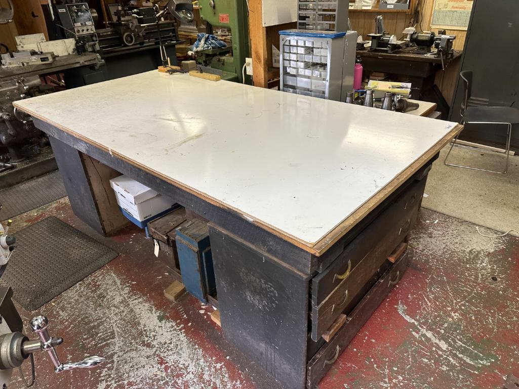 Shop Built 4 x 8 Work Table | Proxibid