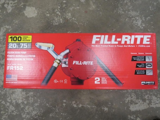 Fill-Rite FR152 Fuel Pump | Online Auctions | Proxibid
