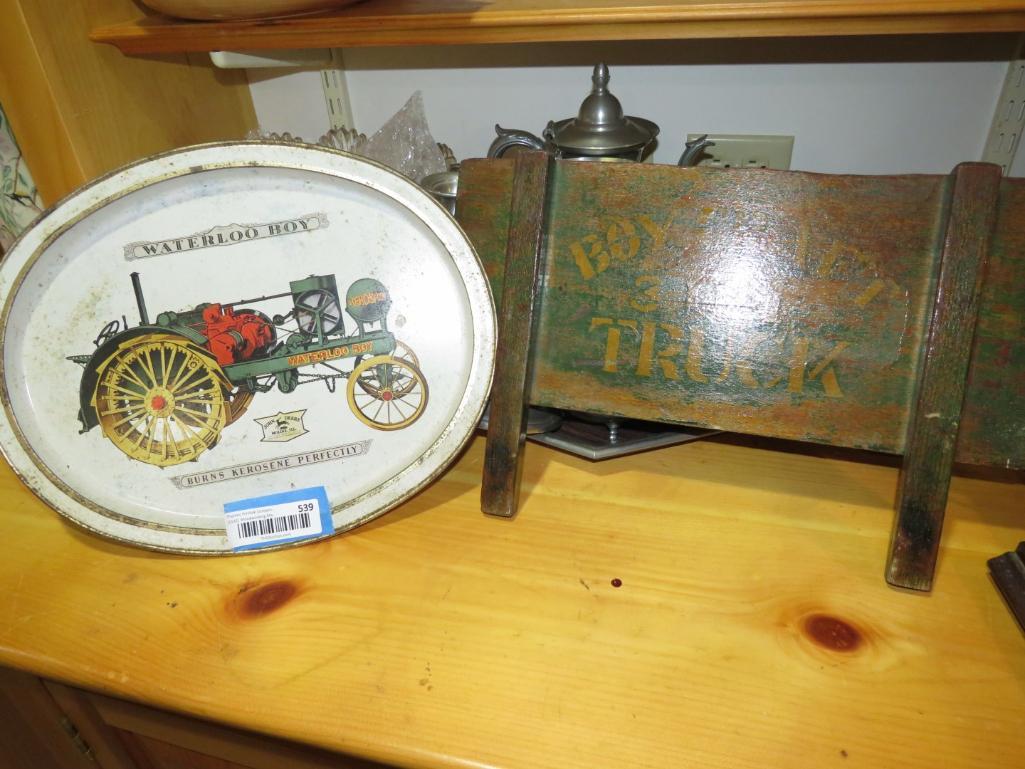 Waterloo Boy Plate & Sign | Proxibid