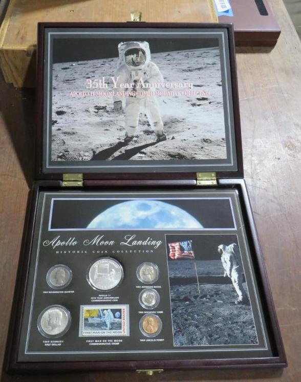 Apollo Moon Landing Historic Coin Collection | Proxibid
