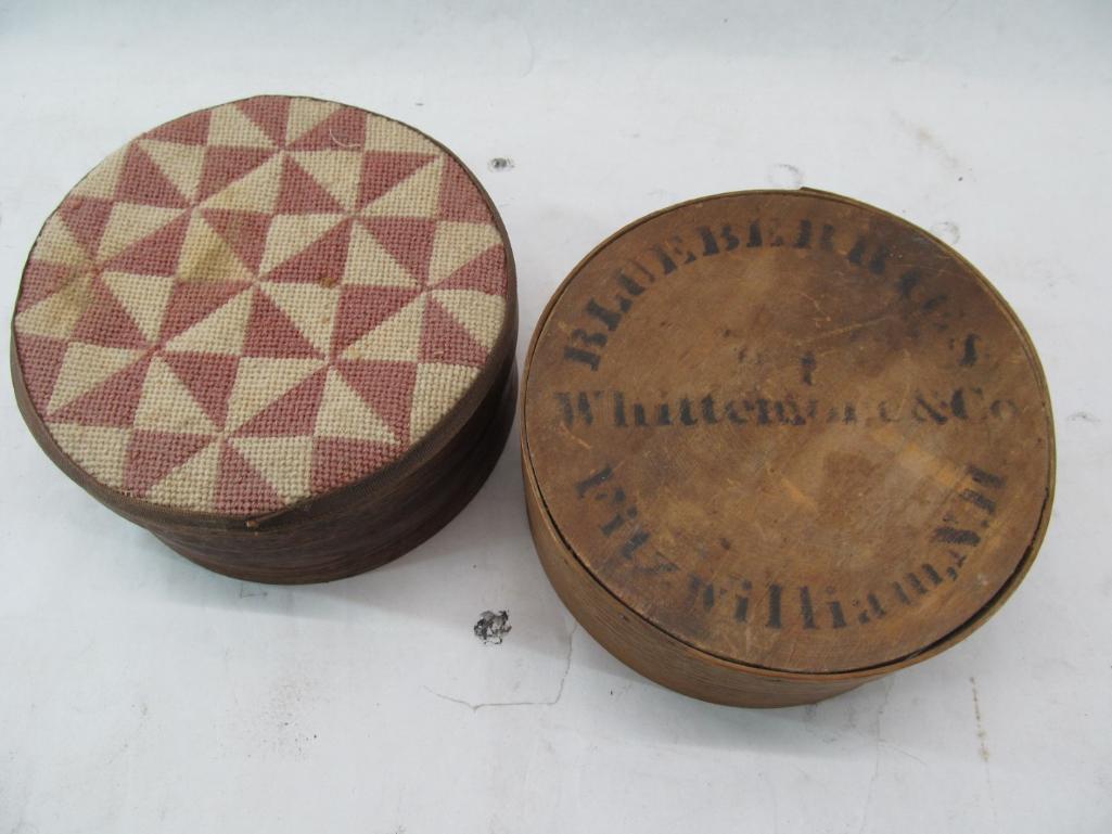 (2) Primitive Pantry Boxes | Proxibid