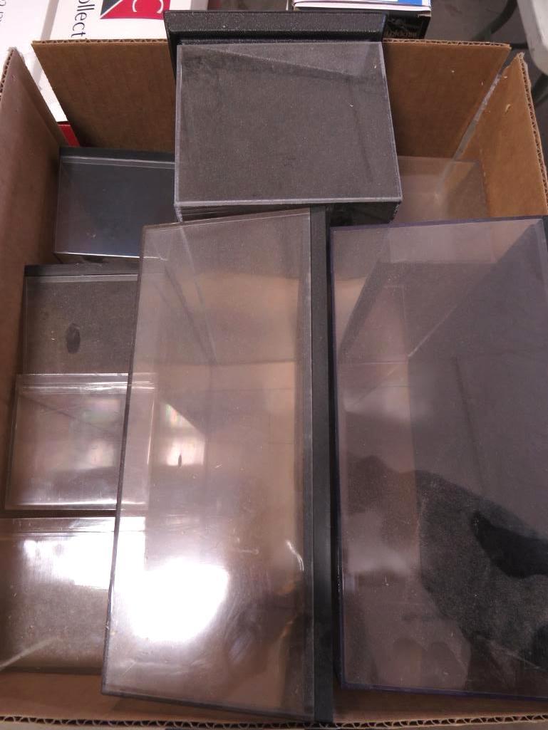 (8) Asst. Plastic Model Display Cases | Proxibid