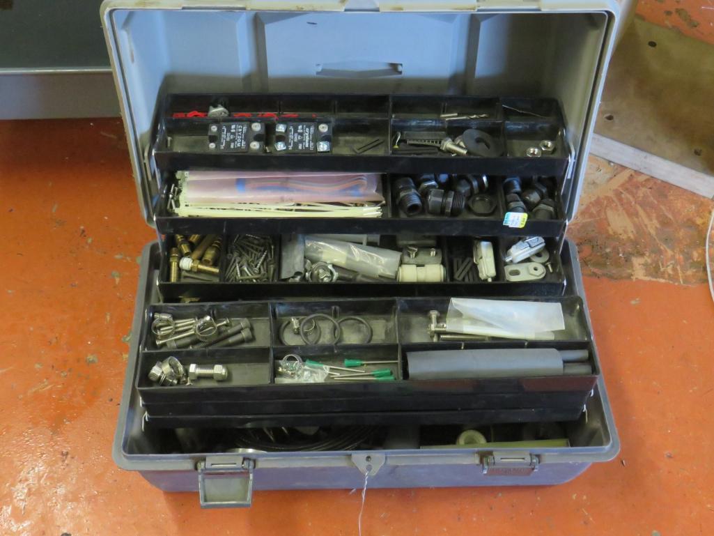 Poly Tool Box w/ Electric & Plumbing Connectors | Proxibid