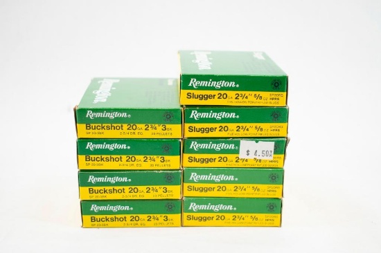 (9) Boxes 20 Ga. Slugs & Buckshot | Online Auctions | Proxibid