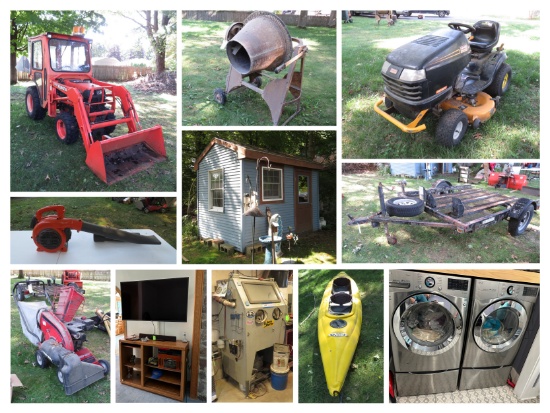 Thomas Hirchak Company Auction Catalog - (1615) Kubota Tractor, Tools ...