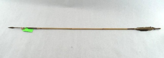 Bamboo Shaft Arrow w/Steel Barbed Tip | Online Auctions | Proxibid