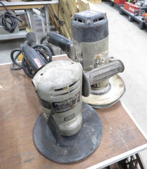 (2) Porter Cable 304 Heavy-Duty Disc Sanders | Online Auctions | Proxibid