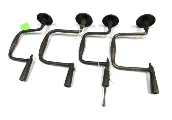 (4) Spring Latch Bit Brace Drills | Heavy Construction Equipment Light ...