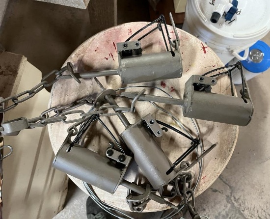 (4) Duke Dog Proof Animal Leg Traps | Online Auctions | Proxibid