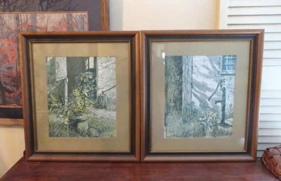 (2) Carolyn Blish Framed Artisan Prints | Online Auctions | Proxibid