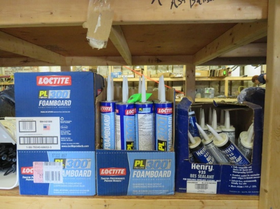 Loctite PL300 Foamboard & Henry BES Sealant | Online Auctions | Proxibid