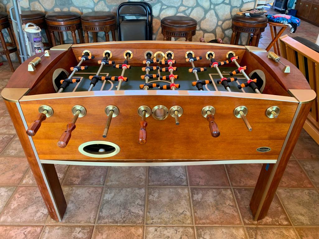 Sportcraft Foosball Table Set Up