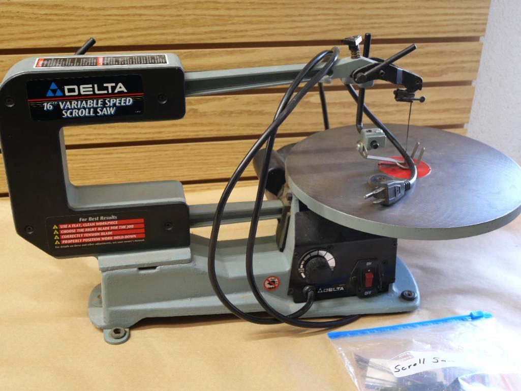 Delta 16" Variable Speed Scroll Saw | Proxibid