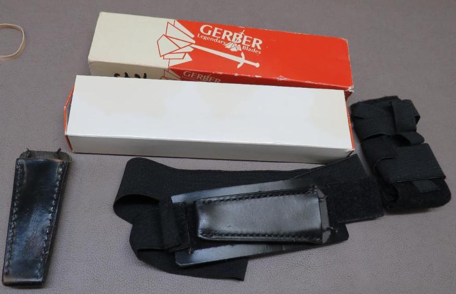Gerber Guardian Boot Knife Harness and boot | Proxibid