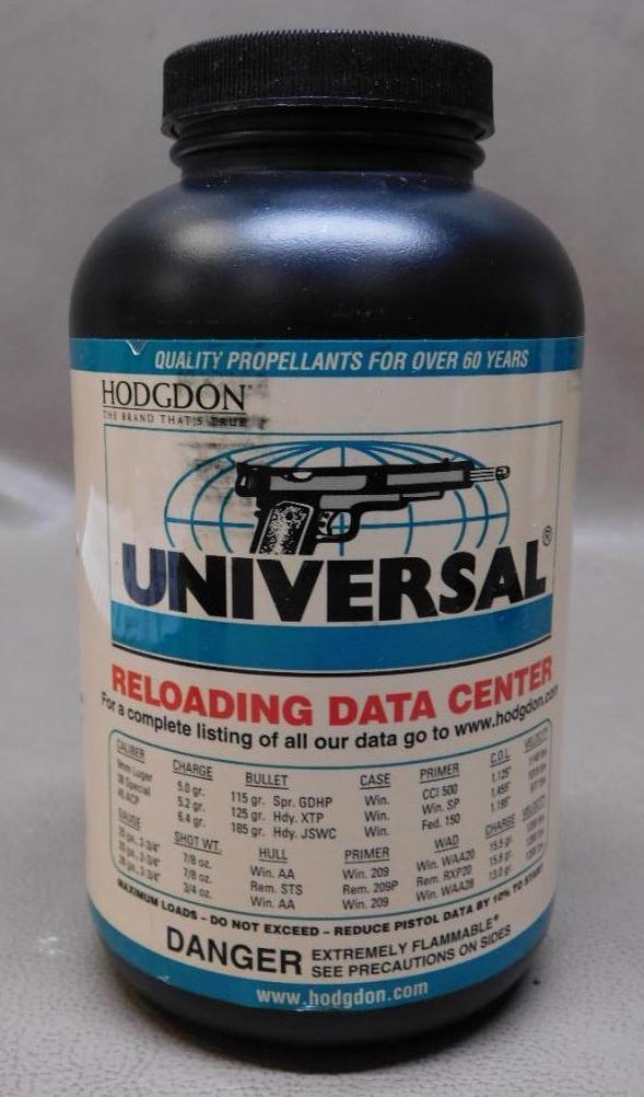 Hodgdon Universal Powder | Proxibid