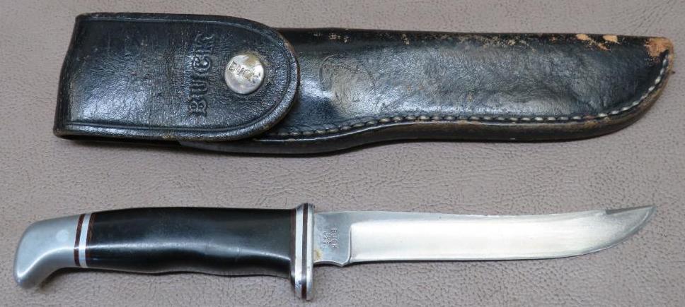 Buck 105 Sheath Knife | Proxibid