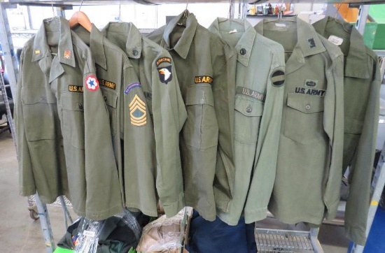 US Army OD Green Uniform Shirts | Online Auctions | Proxibid
