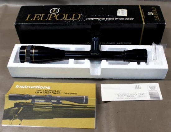 Leupold M8-12X Adjustable Objective Varmint Scope | Online Auctions ...