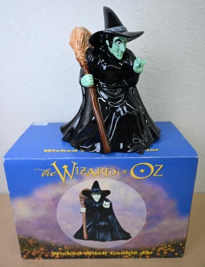 The Wizard of OZ Wicked Witch Cookie Jar | Online Auctions | Proxibid