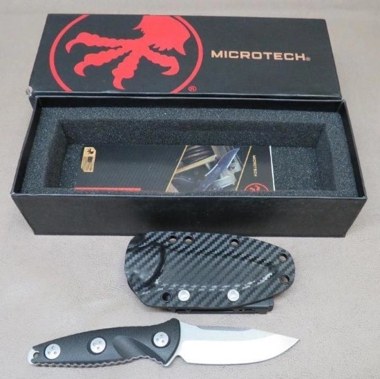 Microtech Socom Alpha Mini Tactical Fixed Blade Knife | Online Auctions ...
