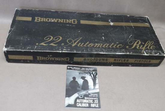 Browning 22 Automatic Rifle Box | Online Auctions | Proxibid