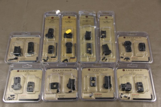 10 Packs Mixed Leupold STD Scope Mounts | Guns & Military Artifacts Gun ...
