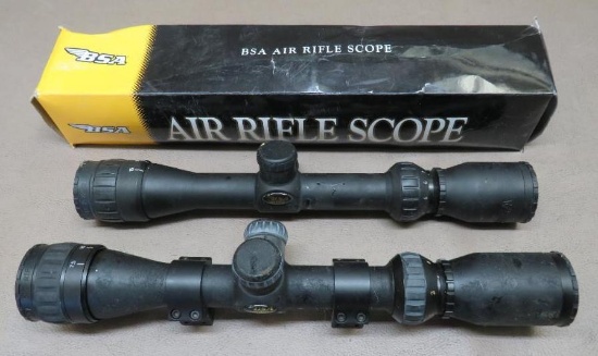 Three BSA Air Rifle Scopes | Guns & Military Artifacts Gun Optics ...