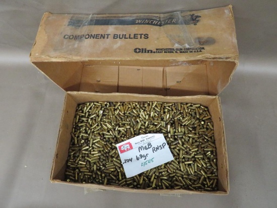 Winchester 223 Cal 68 gr RNSP Bullets for Reloading | Guns & Military ...