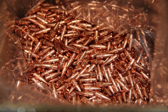 Approximately 16.5 Lbs. Repackaged 223 Caliber Bullets for Reloading ...