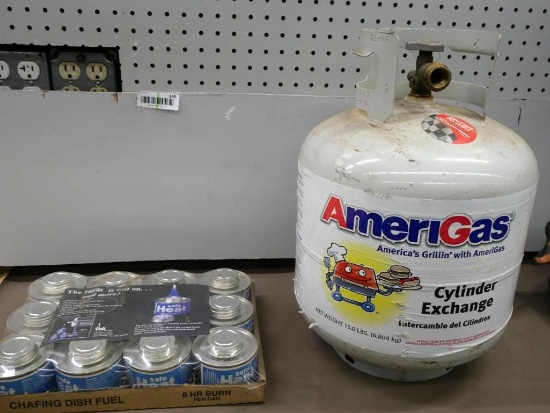 Full Propane Tank with Chafing Dish Fuel | Art, Antiques & Collectibles ...