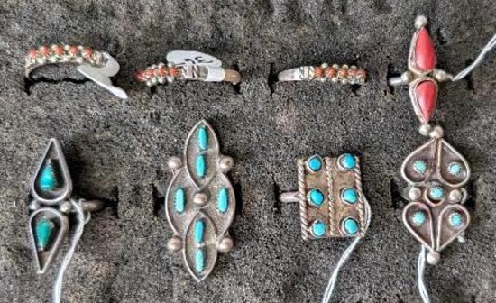 Zuni Style Rings | Jewelry, Gemstones & Watches Jewelry Other Jewelry ...