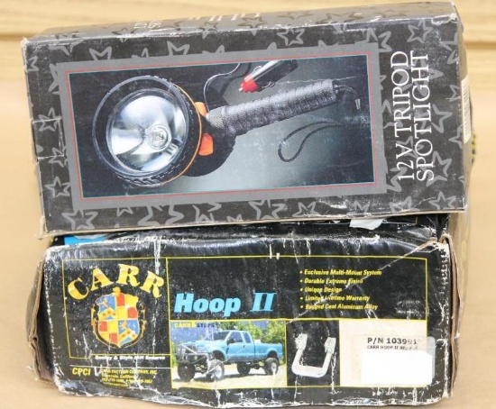 Carr Hoop II Step and 12V Spotlight | Online Auctions | Proxibid
